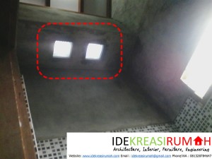 Pencahayaan Alami pada Atap Dak Beton dengan Glass block | Ide Kreasi Rumah